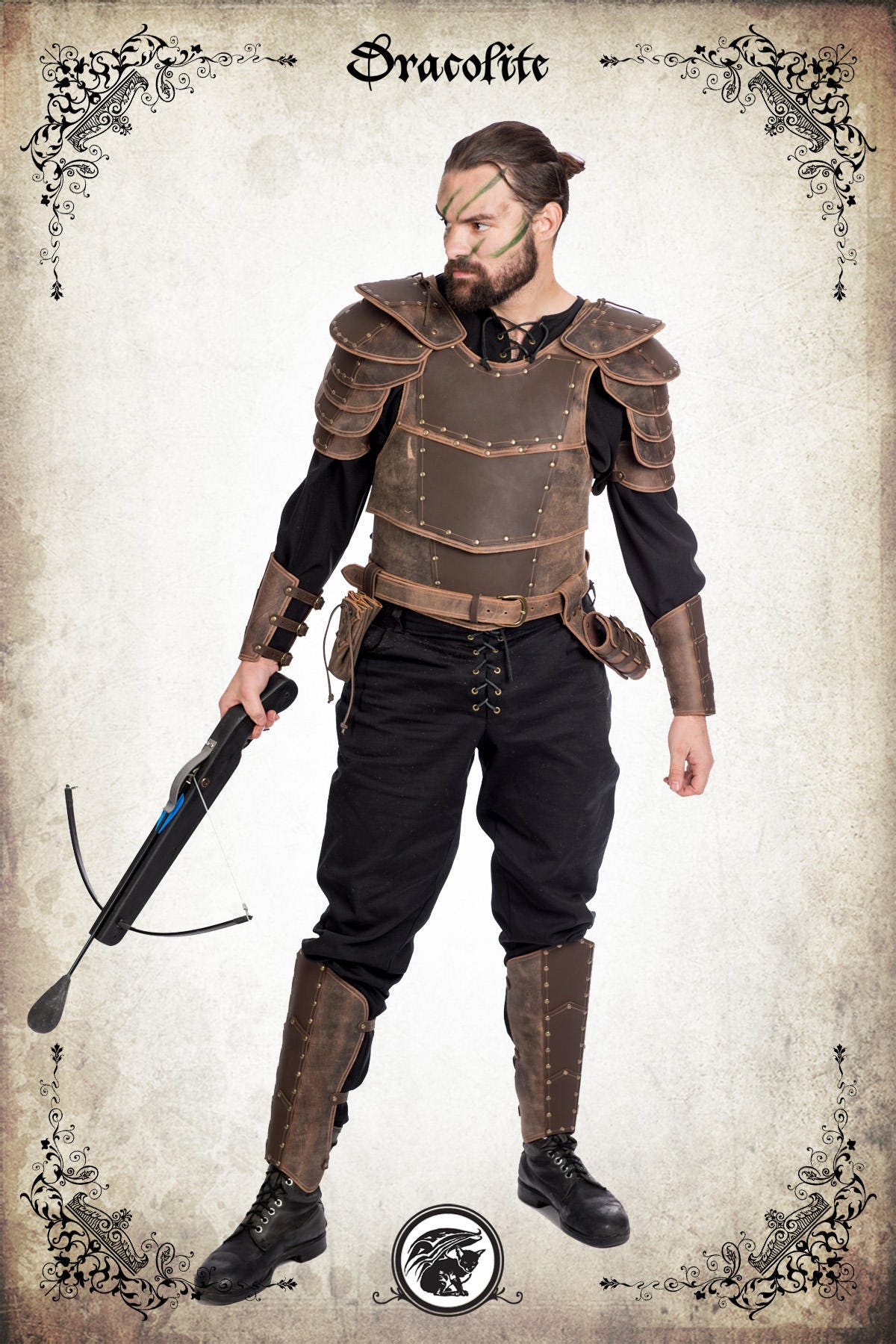 Scout Ranger Leather Greaves for LARP Action Roleplaying and | Etsy