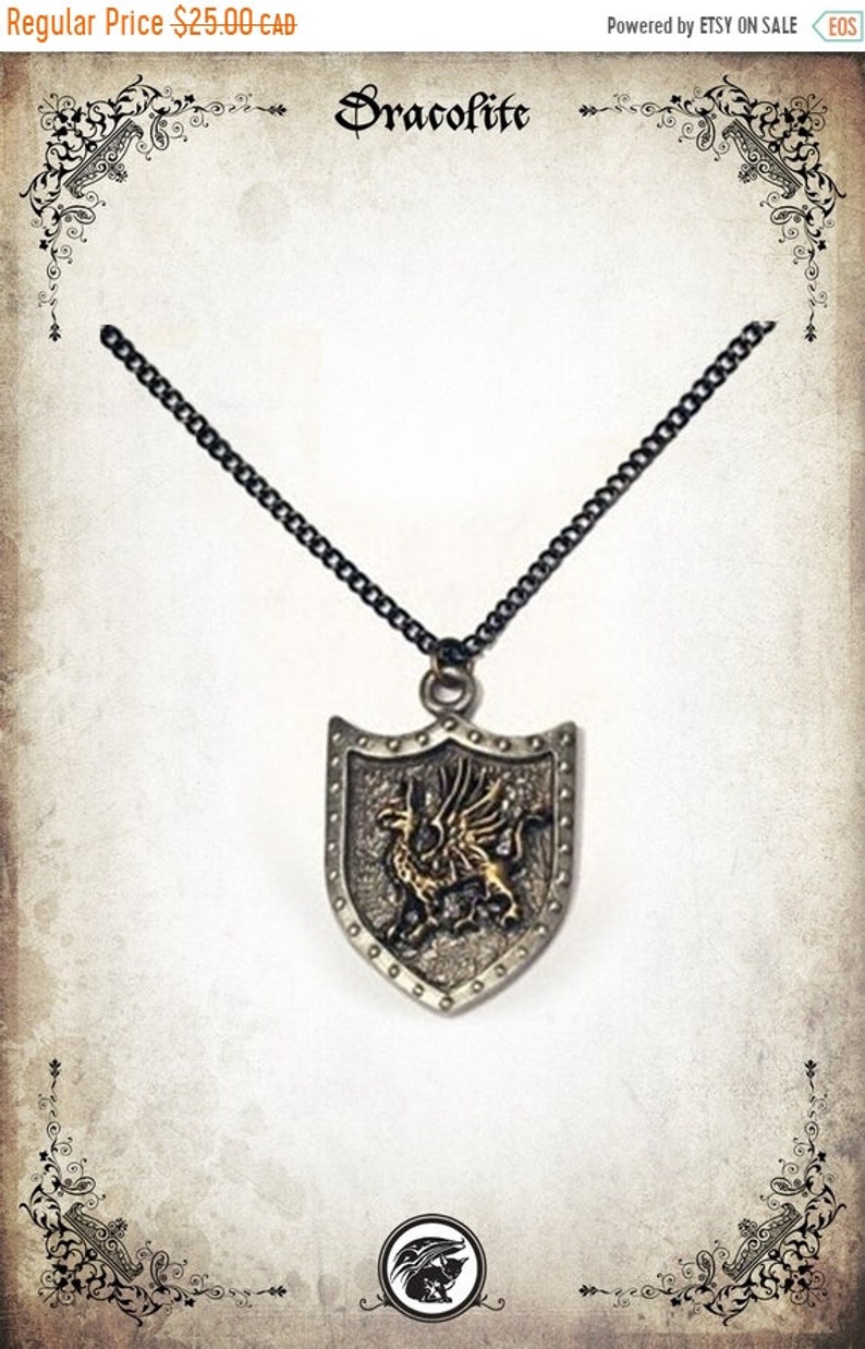 Griffin Pendant Jewelry - Handmade Pendant - Etsy