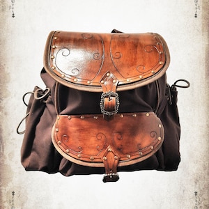 Adventurer's Backpack for LARP, Action Roleplaying and Cosplay - Etsy