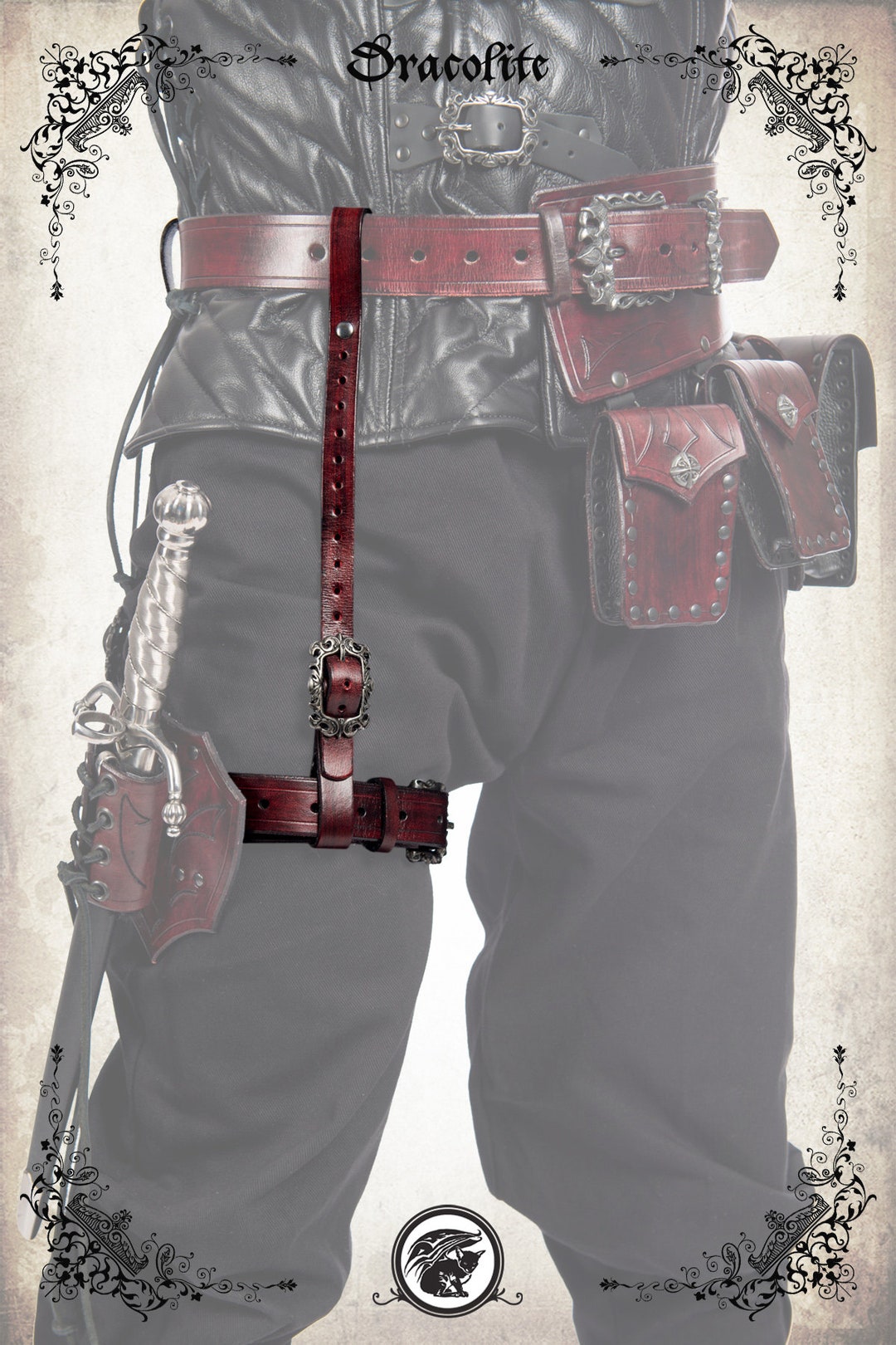 Rogue Leg Harness for LARP, Action Roleplaying and Cosplay - Etsy