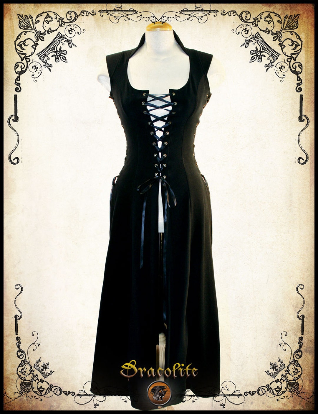 Royal Surcoat Medieval Clothing Corset - Steampunk Blouse for LARP ...