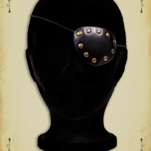 Leather Eye Patch, Pirate Eyepatch for LARP, Action Roleplaying and ...