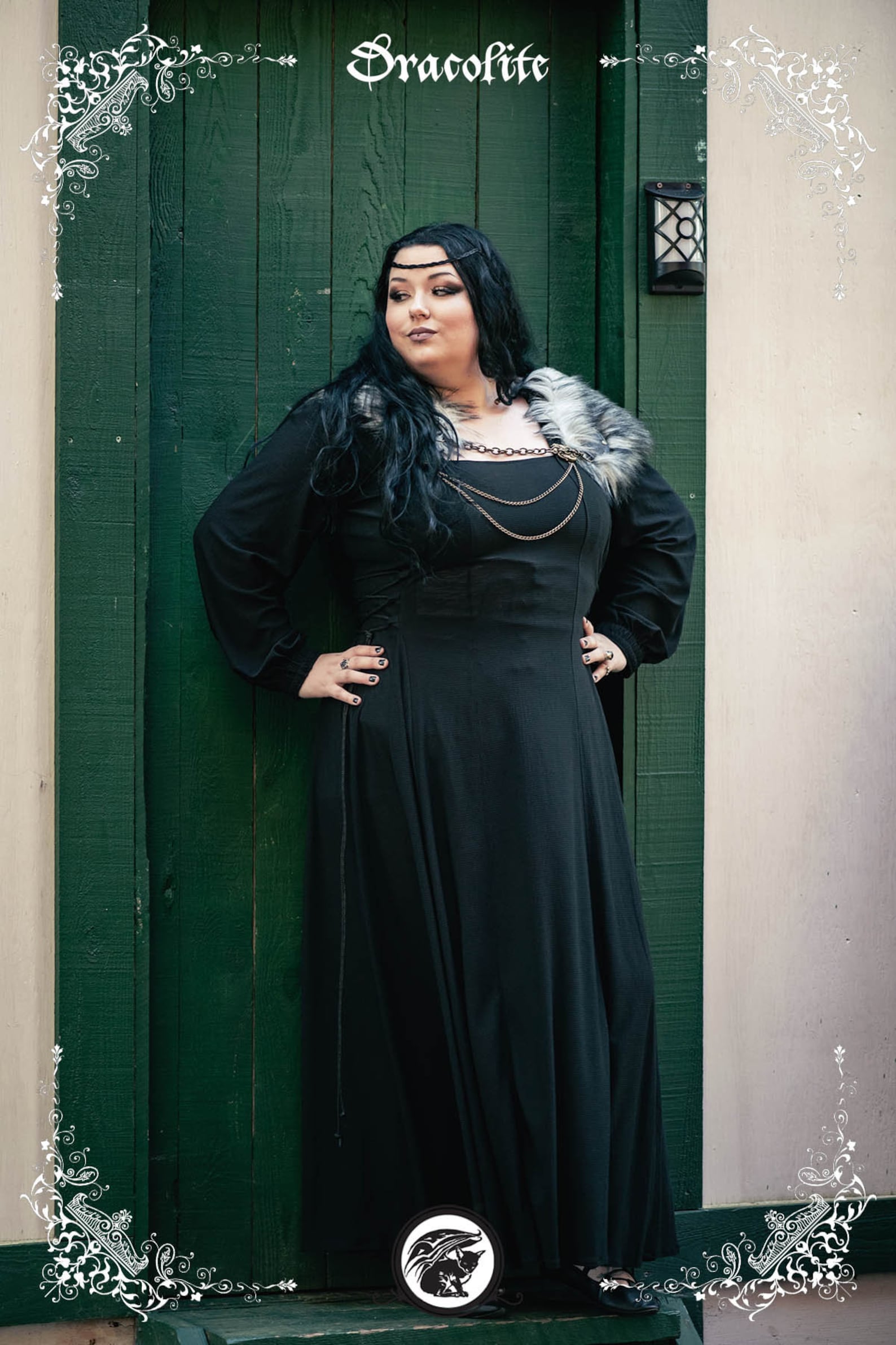Asgeir Dress Viking Collection - Norse Dress for Women, LARP Costume ...