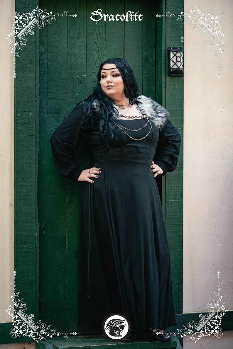 Asgeir Dress Viking Collection - Norse Dress for Women, LARP Costume ...