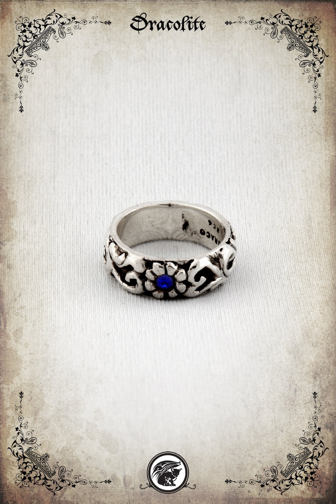 Silva Medieval wedding ring Sterling silver 925 | Etsy