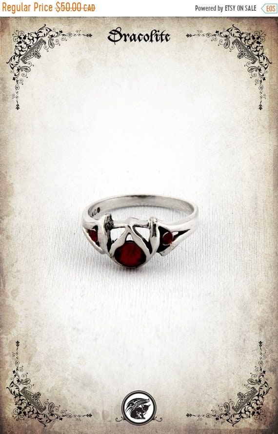Melicia Medieval Wedding Ring Sterling Silver 925 - Etsy