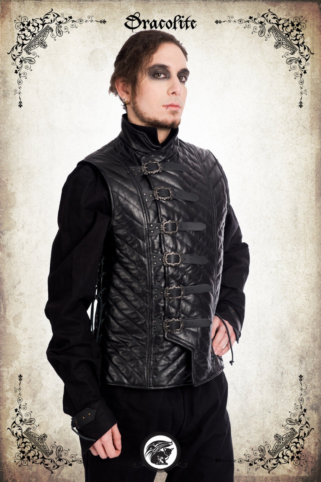 Leather Rogue Jacket - Medieval Padded Armor for LARP, Action ...