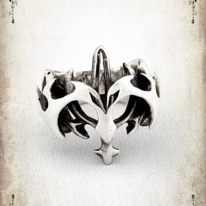 Dark Overlord Medieval Ring - Sterling Silver 925 - Etsy