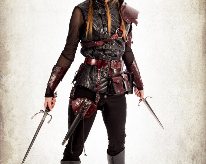 Complete Rogue Woman Armor for LARP Action Roleplaying and - Etsy
