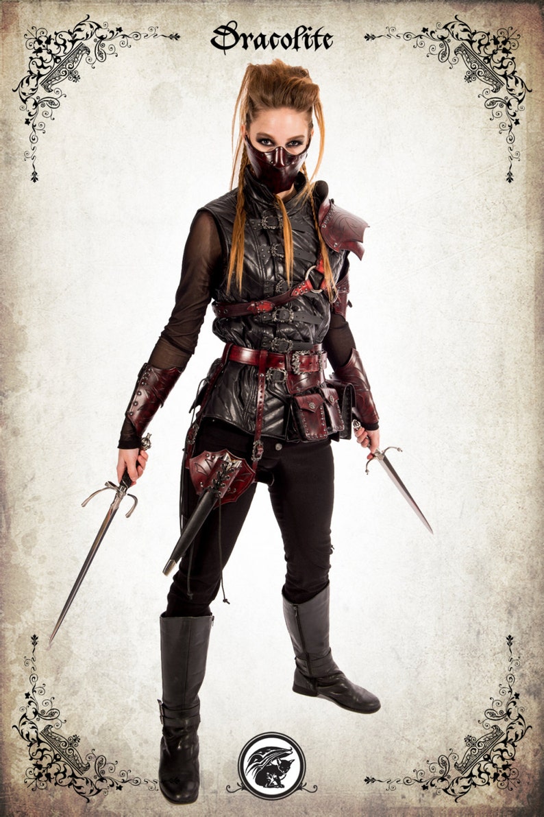 Complete rogue woman armor for LARP action roleplaying and | Etsy