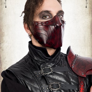 Rogue Mask Engraved for LARP, Action Roleplaying and Cosplay - Etsy