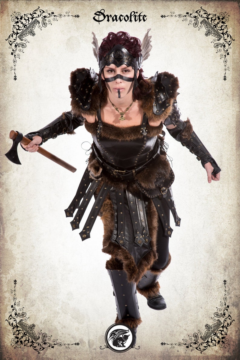 Freya Armor - Complete Valkyrie Warrior Woman Armor for LARP, Action ...