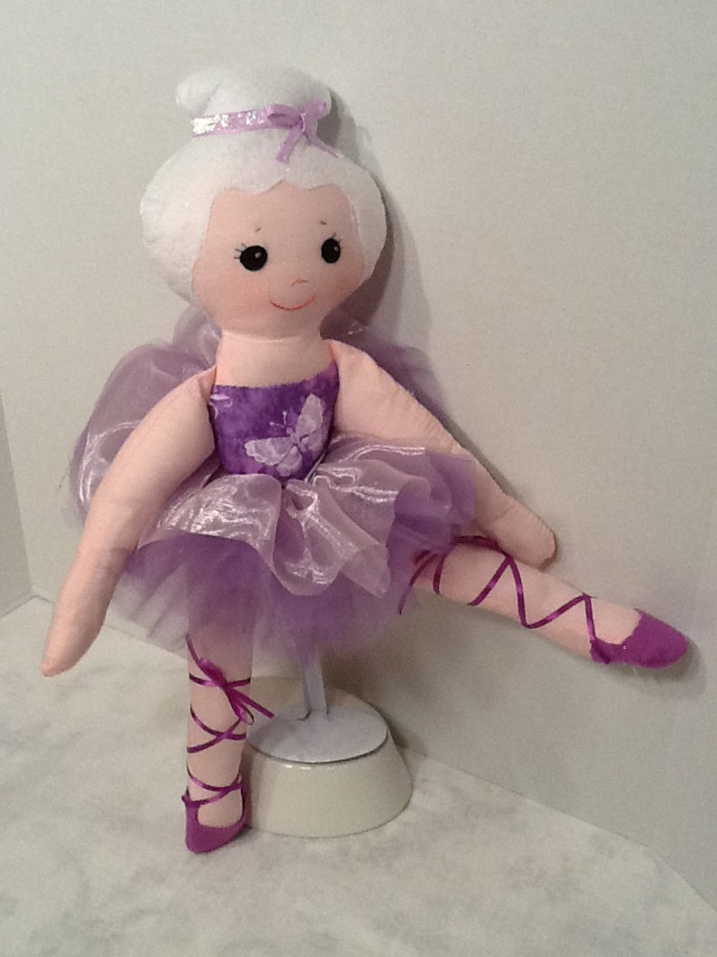 Easy Cloth Rag Doll PDF Pattern Bella Ballerina 15" Rag Doll Pattern ...