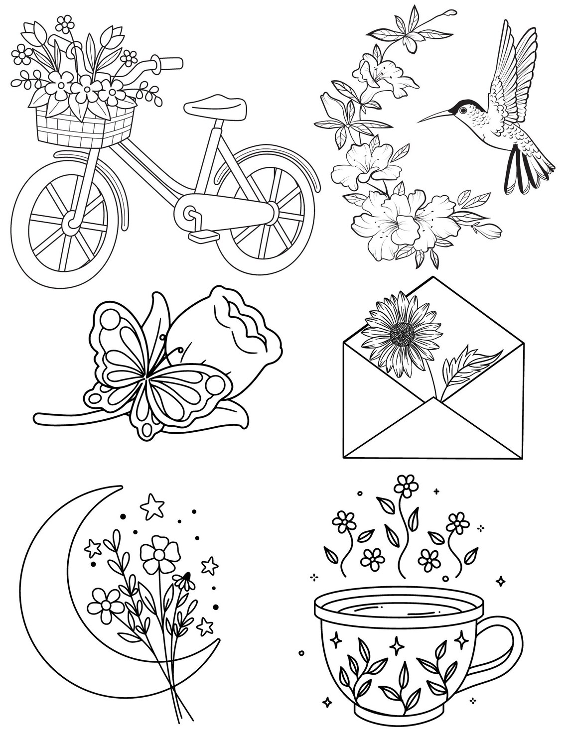 14 Flower Art BUNDLE Floral Embroidery Transfers ~patterns Only ...