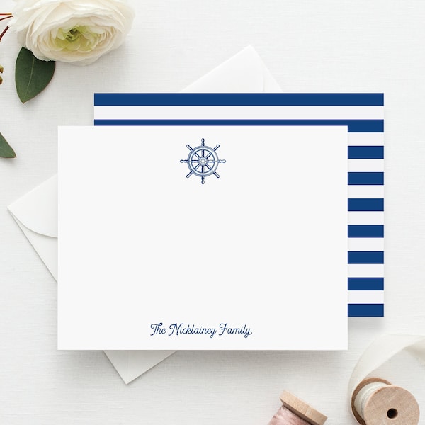 Nautical Note Cards - Etsy