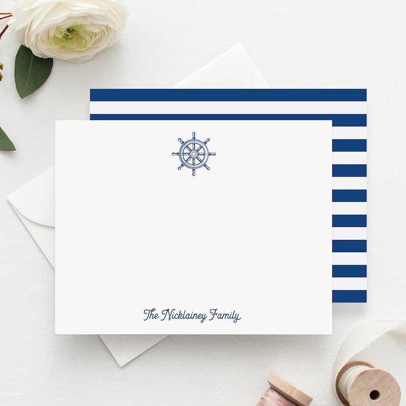 Nautical Note Cards - Etsy