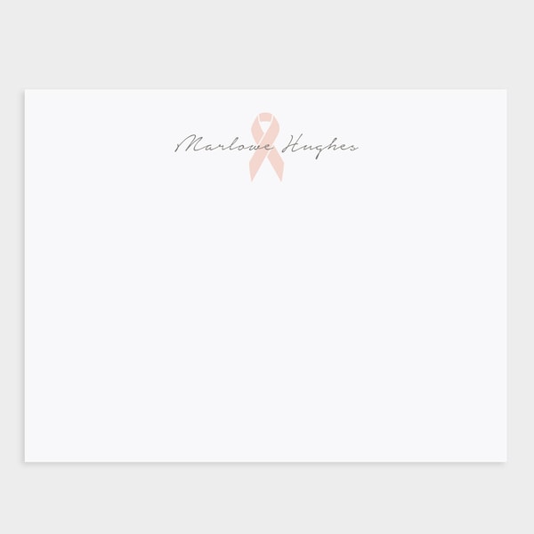 Breast Cancer Personalized Thank You Cards - Etsy
