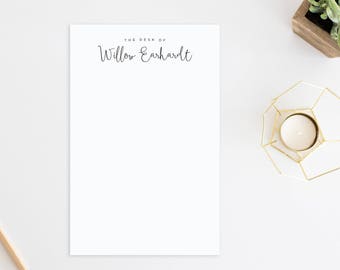 From the Desk of Personalized Notepad Monogram Notepad | Etsy