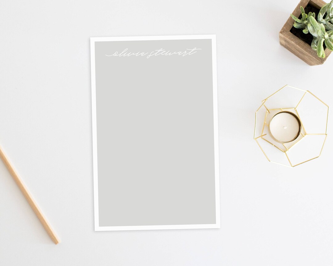 Personalized Notepad. Personalized Note Pad. Personalized - Etsy