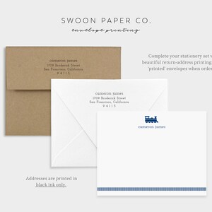 Personalized Stationery for Kids | Personalized Train Stationery ...