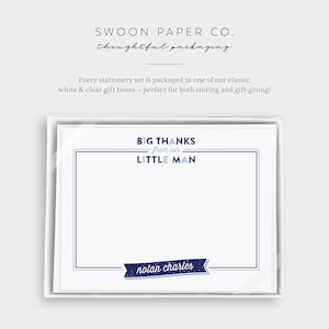 Little Man Thank You Cards: Personalized Baby Boy Stationery - Etsy