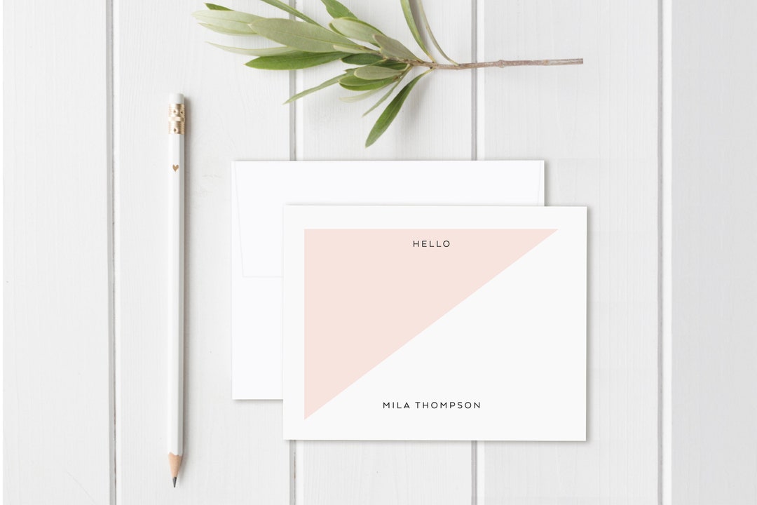 Personalized Stationery. Personalized Notecard Set. Personalized ...