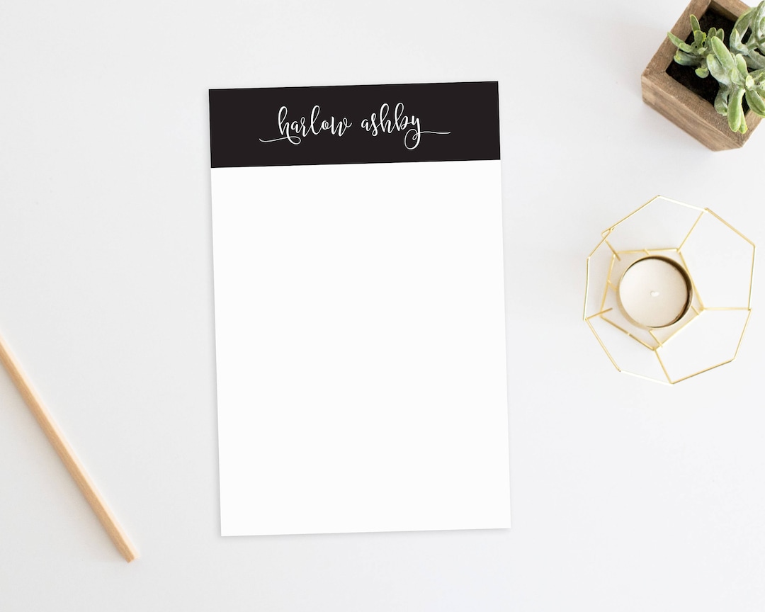 Personalized Notepad Personalized Note Pad Personalized - Etsy