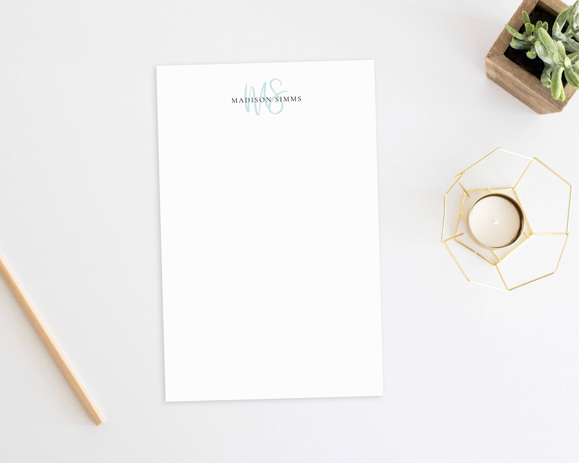 Personalized Notepad. Personalized Note Pad. Personalized | Etsy