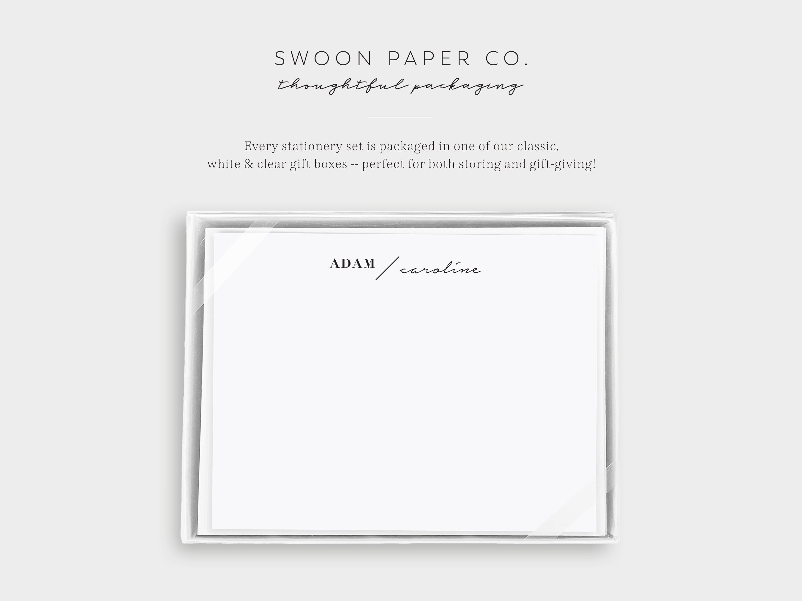 Couples Stationary Couples Note Cards Personalized Couples | Etsy