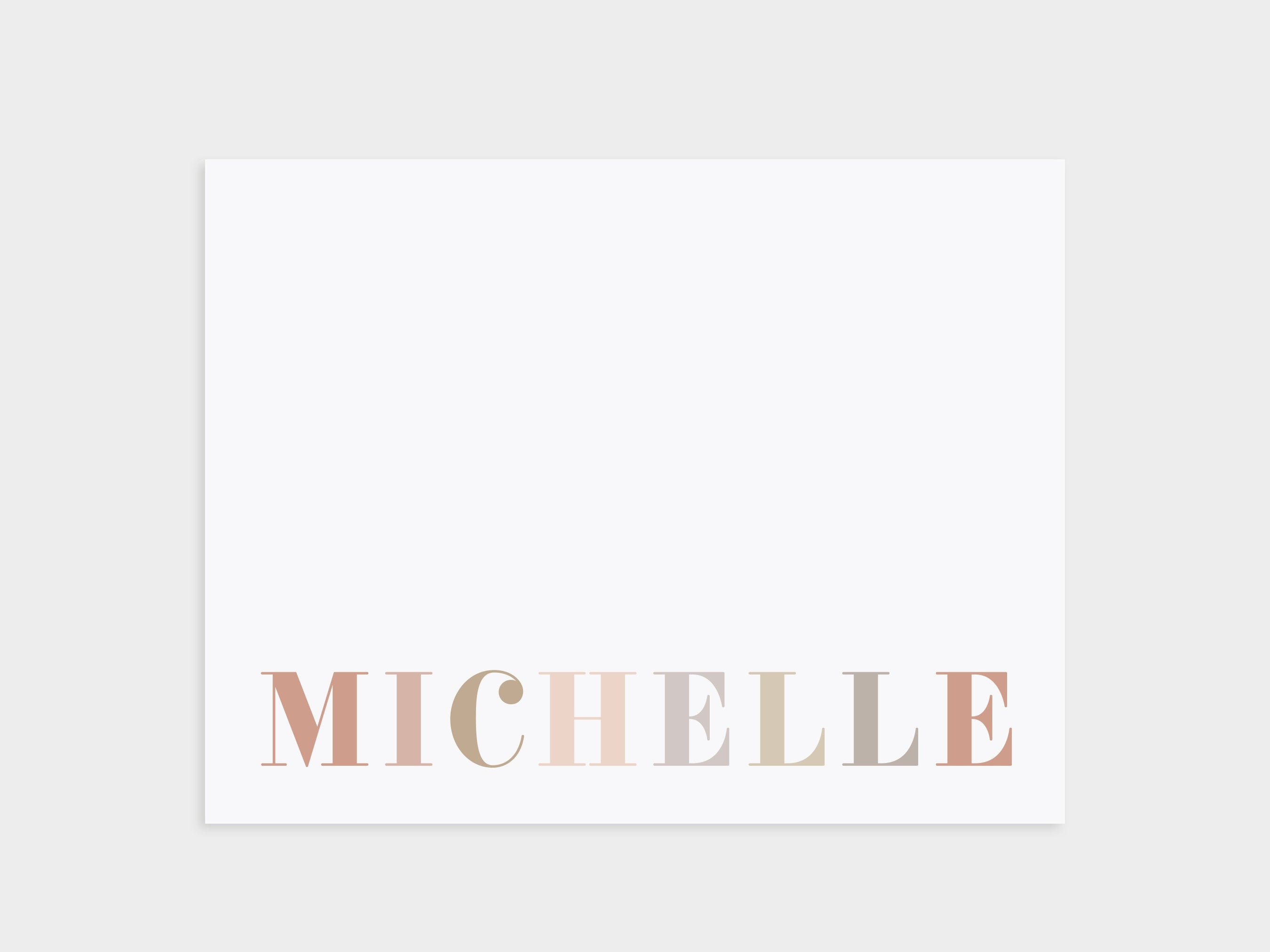 Personalized Stationery Neutral Color Stationary Neutral | Etsy