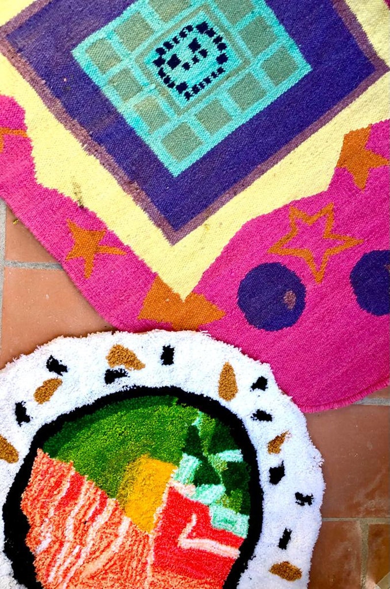 Tamagotchi Rug - Etsy