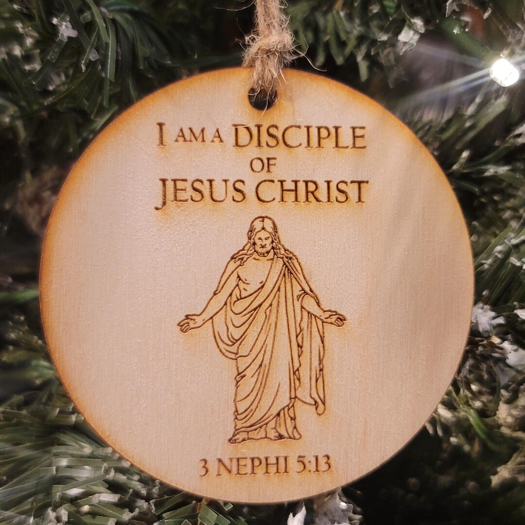 Christus Christmas Ornament: Disciple of Christ LDS Gift - Etsy