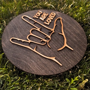 ASL I Love You Sign Family Tradition Sign for College Student, Friend ...