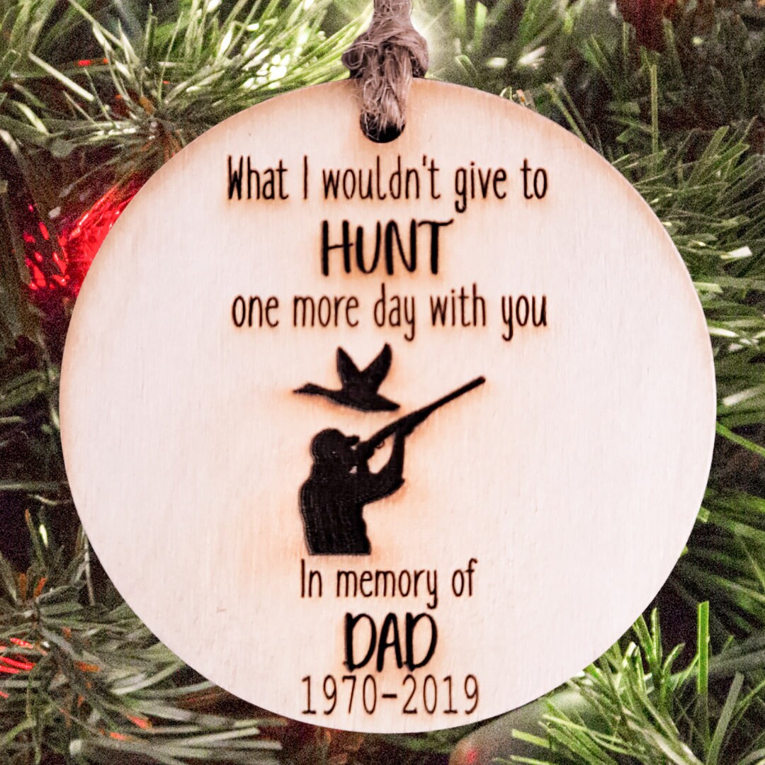 Duck Hunting in Heaven Ornament Duck Hunter Angel Memorial Christmas ...