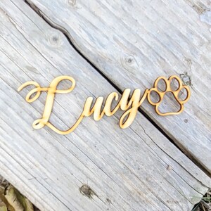 Stocking Name Tags Wooden Personalized Stocking Tag Fragile Nametag ...