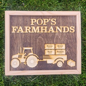 Grandpa's Farmhands Farmer Gift for Grandpa Papa Dad Poppy Father's Day ...
