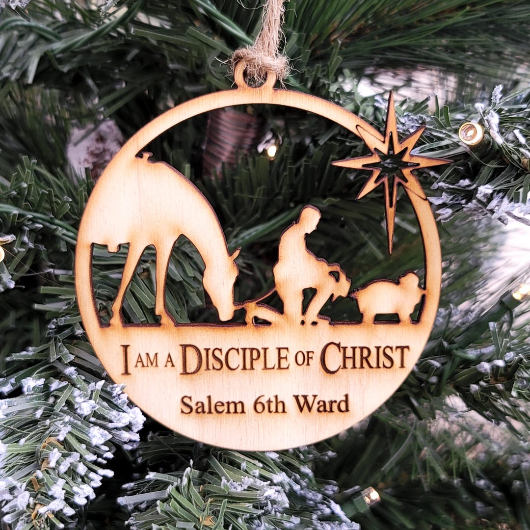 Cowboy Nativity Ornament: Personalized Country Christmas Ward Gift - Etsy