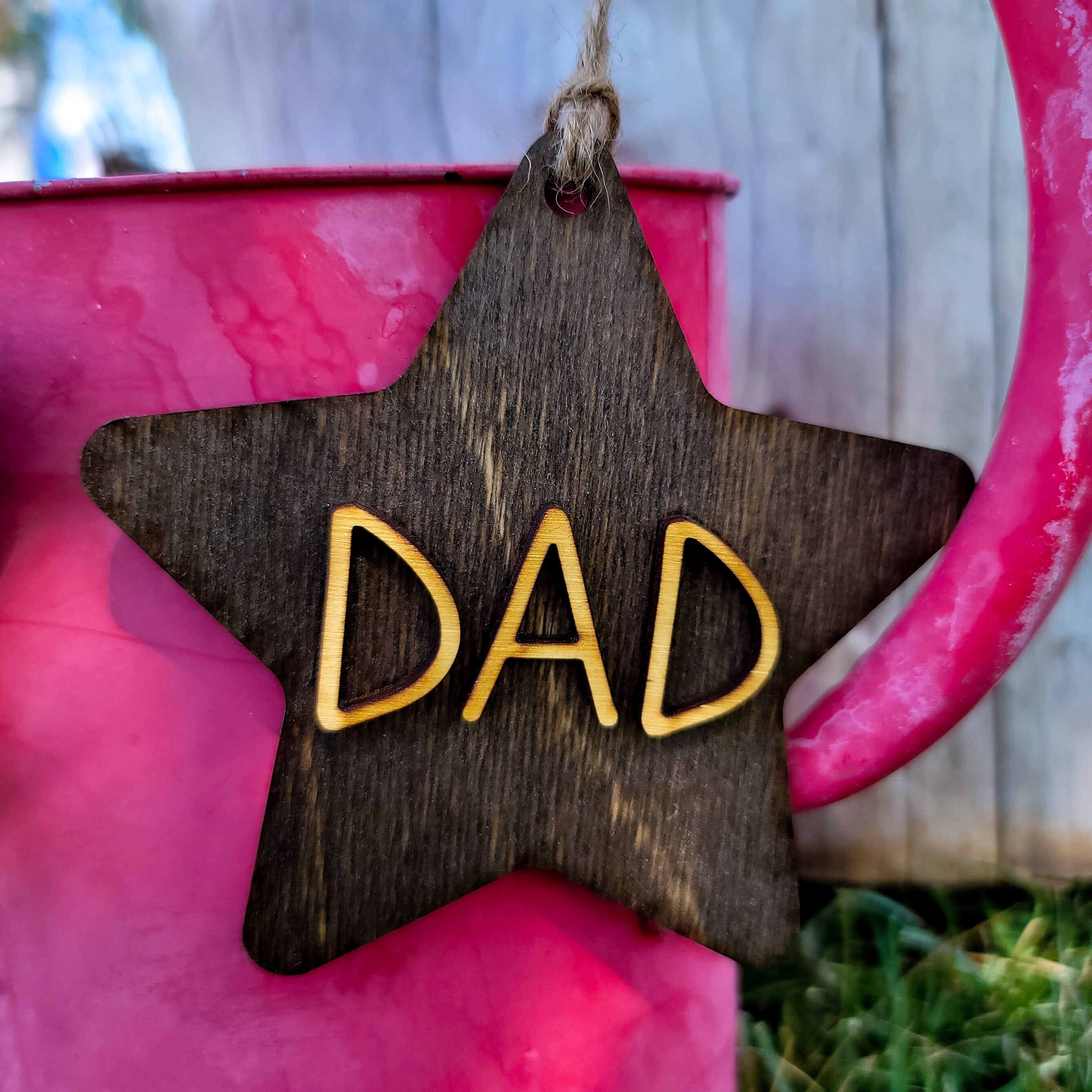 4th of July Independence Day Name Tags Wooden Star Nametags Rustic ...