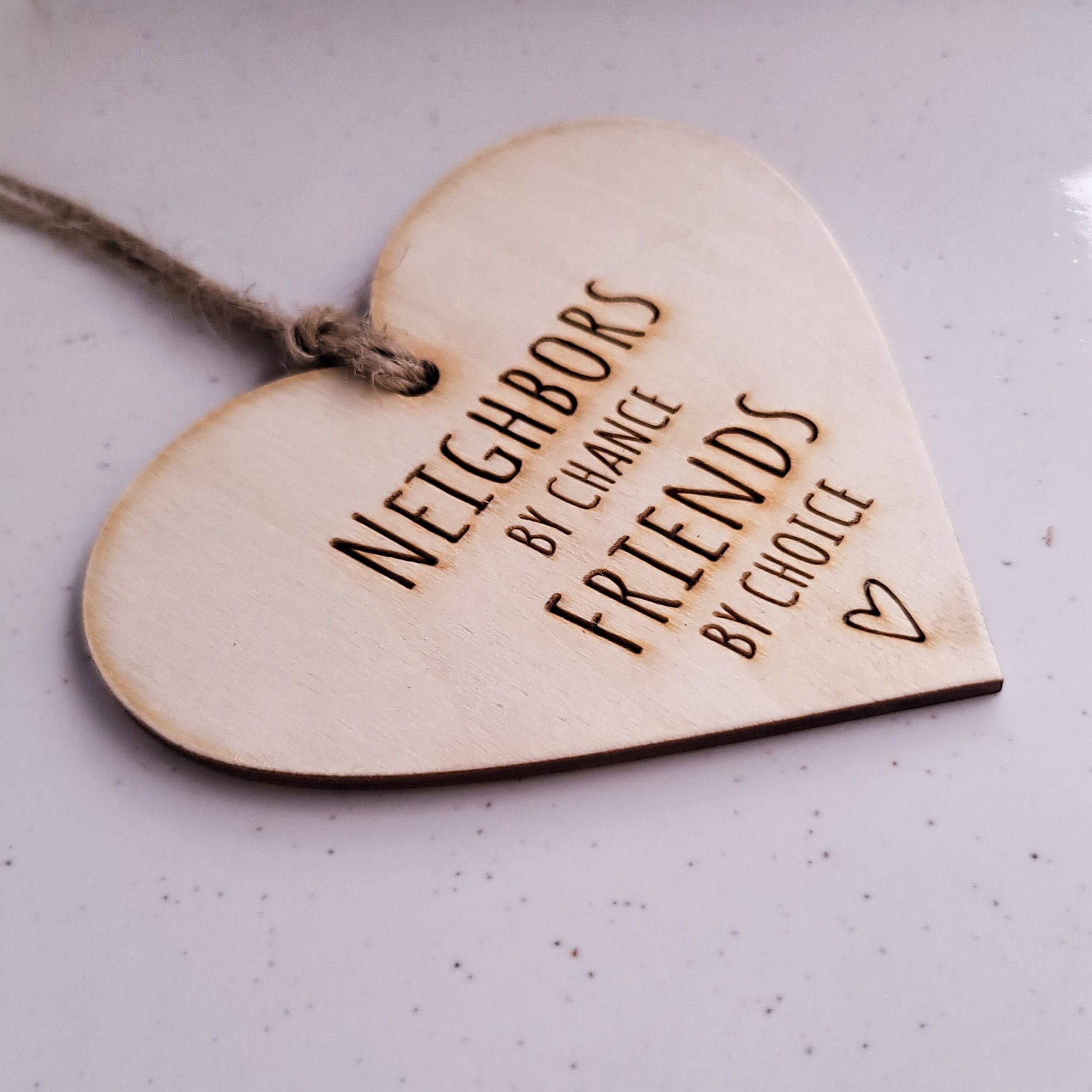 Christmas Ornament: Neighbors by Chance Friends by Choice Country Charm ...