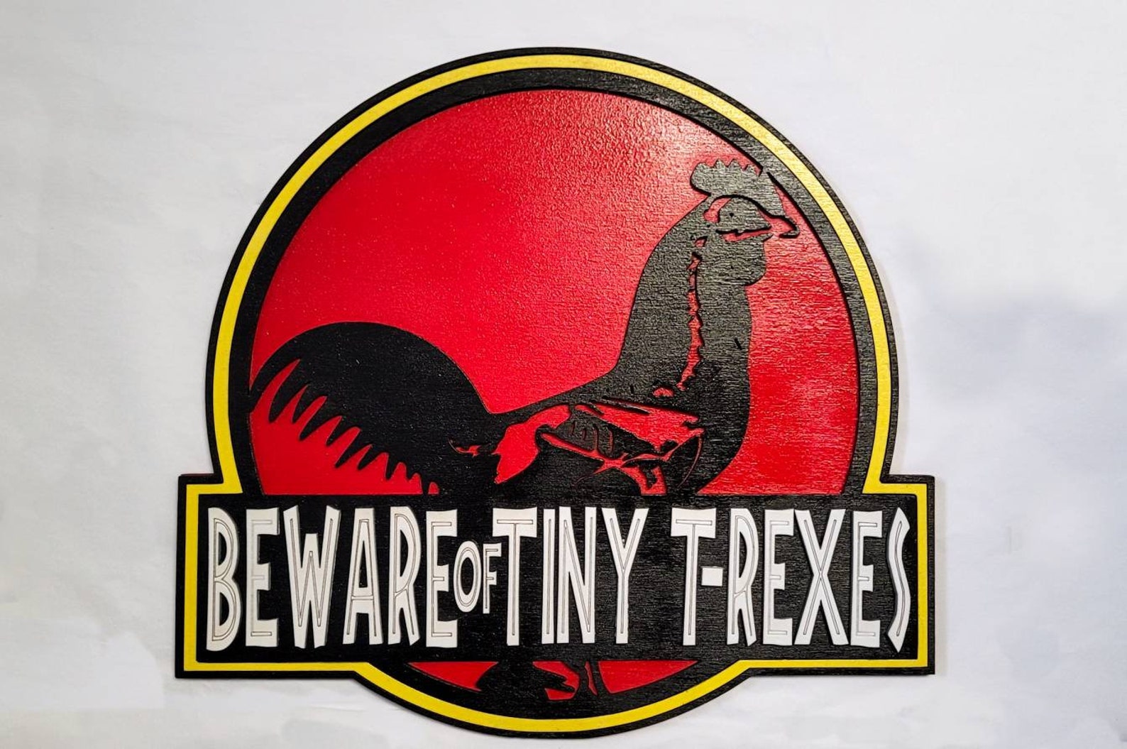 Chicken Coop Sign Jurassic Bawk T-rex Dinosaur Chicken Coop - Etsy