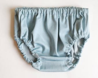 Denim diaper cover | Etsy