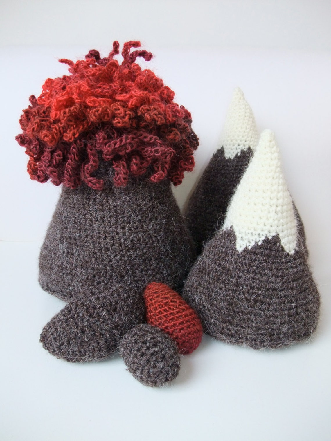 Volcano & Mountain Amigurumi Crochet DEAL Playscape Pattern. PDF ...