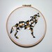 PDF Embroidery Pattern for Geometric Fox Embroidery Hoop Art "geo Fox ...