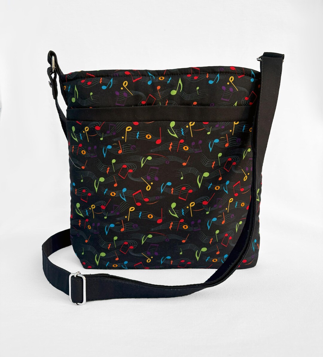 Handmade Musical Notes Crossbody Bag: Lightweight Shoulder Purse - Etsy