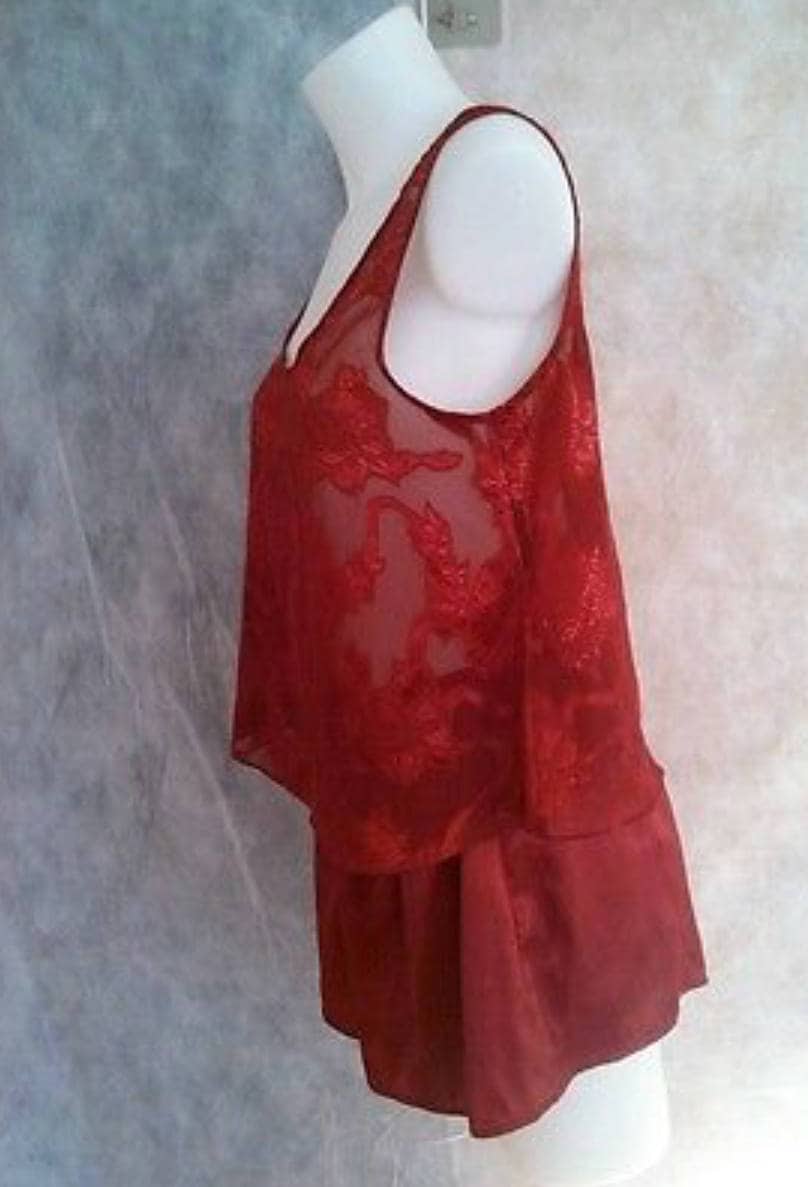 Highly Sought After Vintage Victoria's Secret Red Shorty Pajamas, Now ...