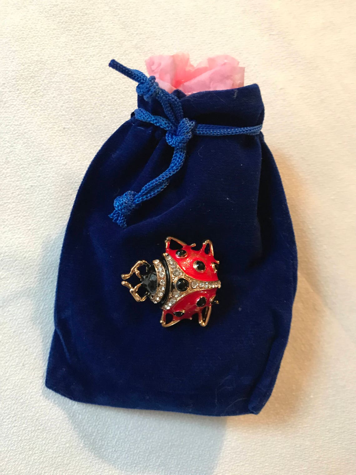 Super Cute Little Enamel Lady Bug Pin Great Treat Feel Good | Etsy