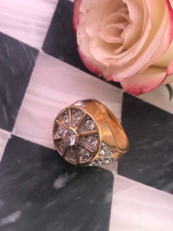 Wheel of Fortune Big Bold Bling Ice Crystal Rhineston… - Gem