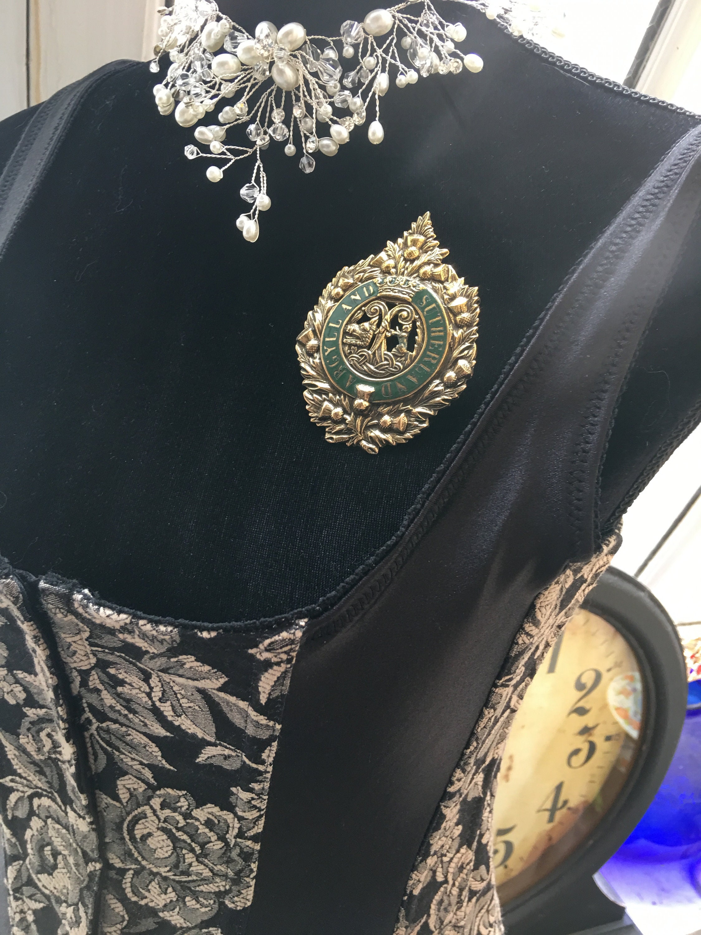 Vintage Scottish Crest Brooch, Preppy Emblem Badge, Unisex Lapel Pin ...