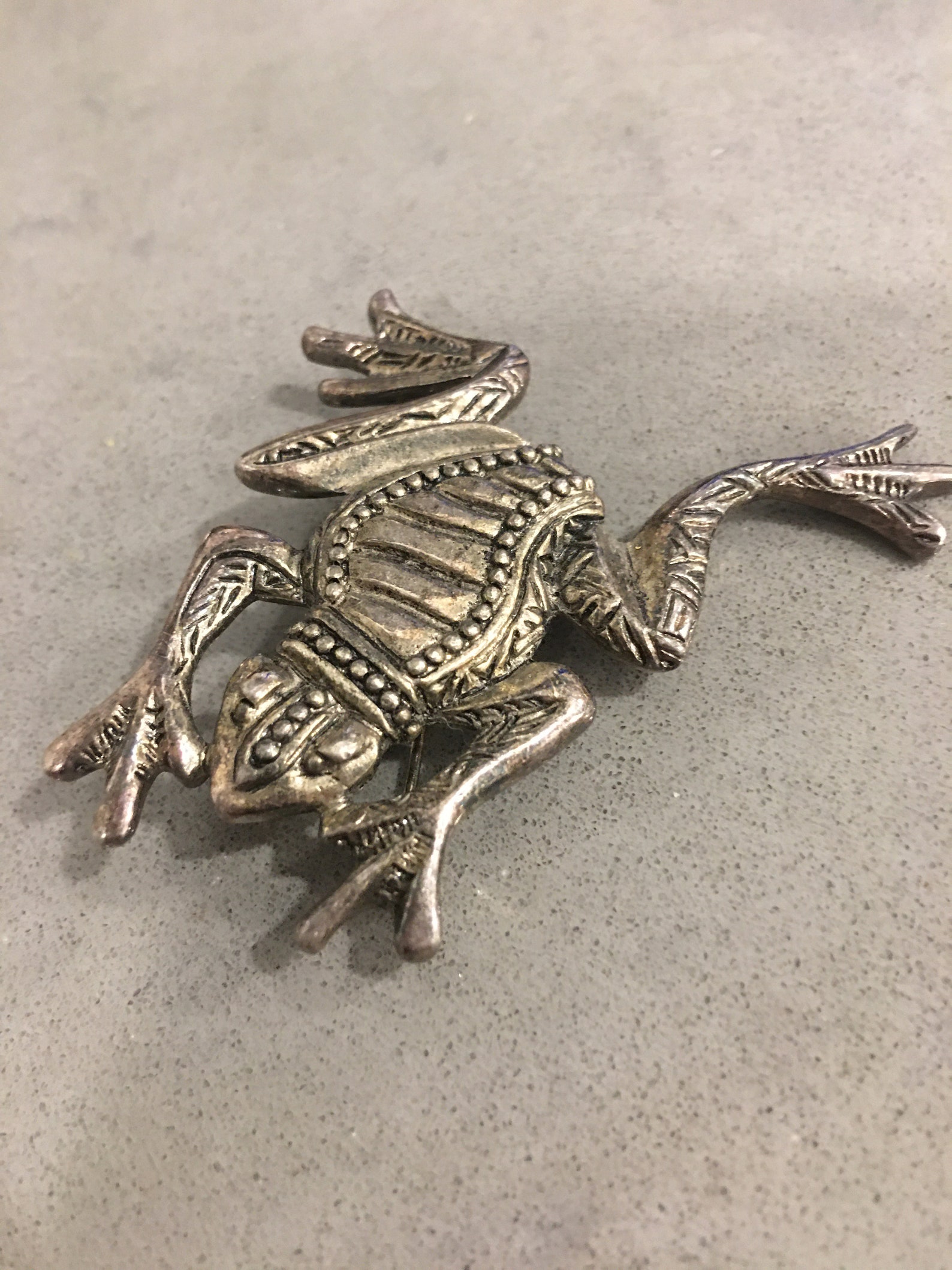 Boho Tree Frog Pin Funky Modernist Artsy Amphibian Vintage | Etsy