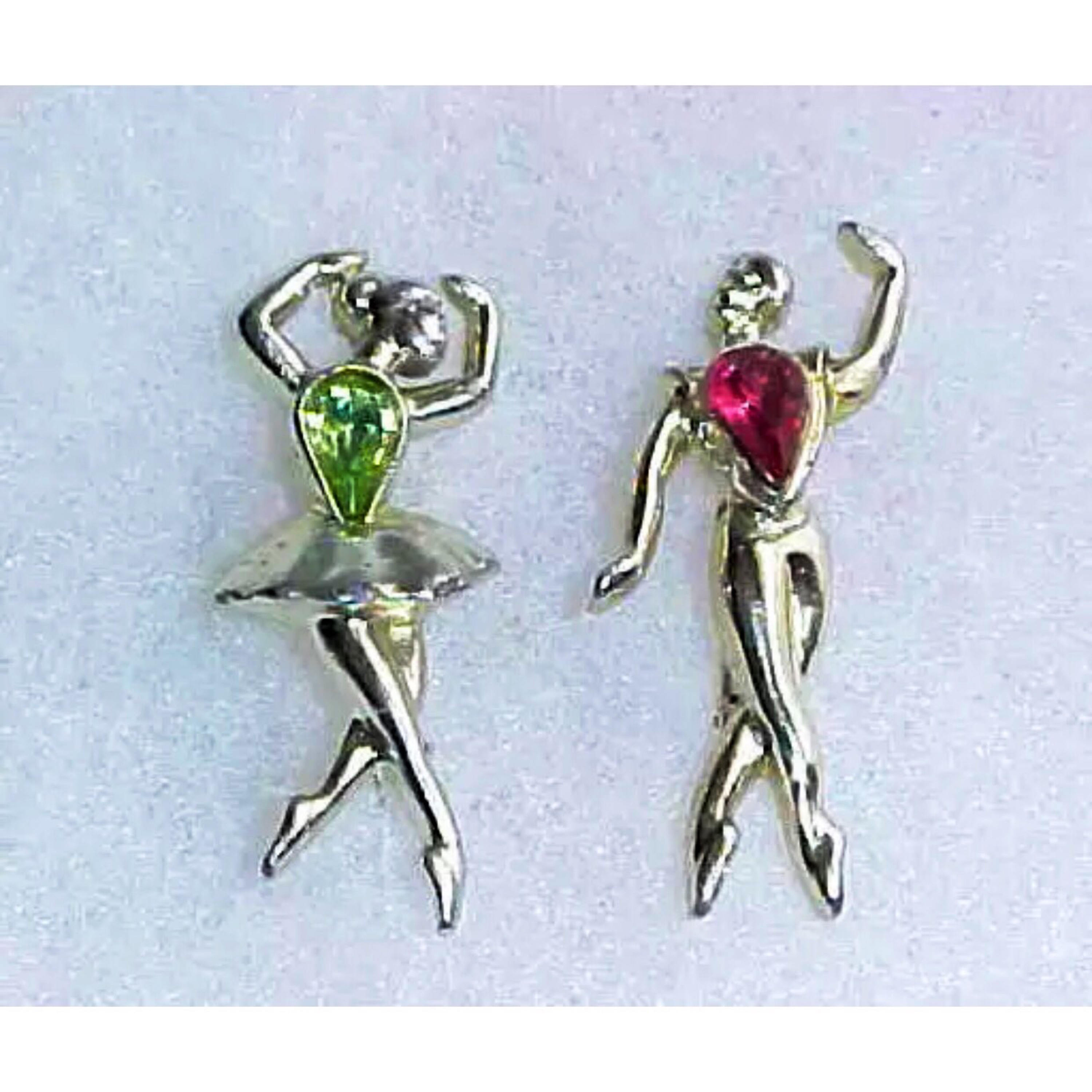 Vintage Pas de Deux Pair Ballet Dancers Figural Pins Brooches ...